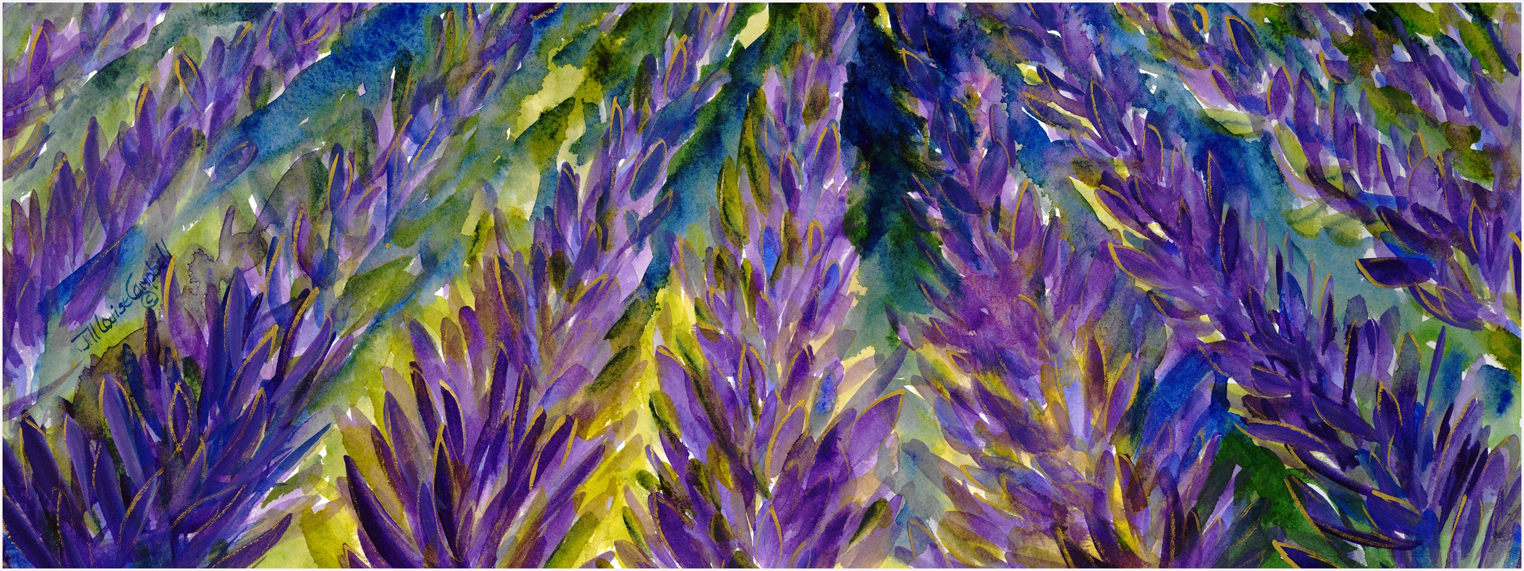 Fragrant Fields Slice BOTTOM – Jill Louise Campbell Art Gallery